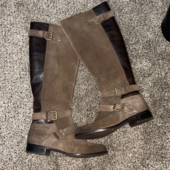 UGG | Shoes | Ugg Leather Riding Boots | Poshmark